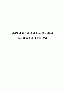 피임법의 종류와 효과 비교 영구피임과 일시적 피임의 분류와 방법-1페이지