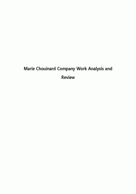 Marie Chouinard Company Work Analysis and Review-1페이지