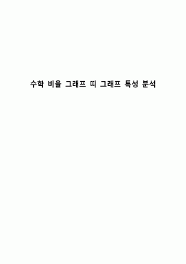 수학 비율 그래프 띠 그래프 특성 분석-1페이지