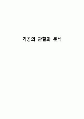 기공의 관찰과 분석-1페이지