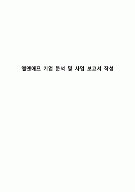 엘엔애프 기업 분석 및 사업 보고서 작성-1페이지