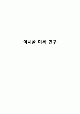 야시골 미륵 연구-1페이지