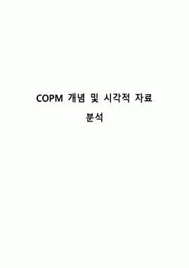 COPM 개념 및 시각적 자료 분석-1페이지