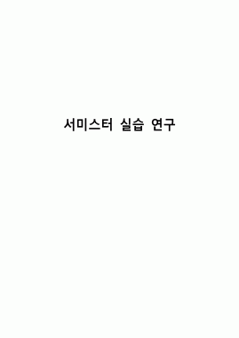 서미스터 실습 연구-1페이지
