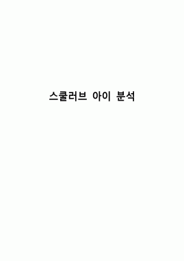 스쿨러브 아이 분석-1페이지