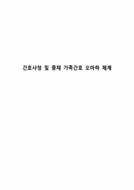 간호사정 및 중재 가족간호 오마하 체계-1페이지