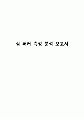 심 퍼커 측정 분석 보고서-1페이지