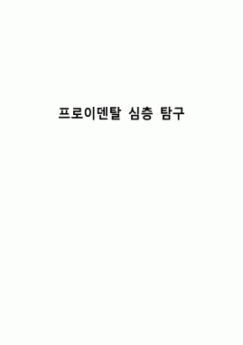 프로이덴탈 심층 탐구-1페이지