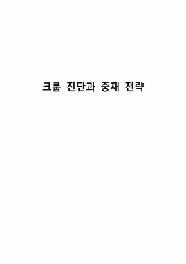 크룹 진단과 중재 전략-1페이지
