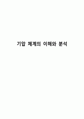 기압 체계의 이해와 분석-1페이지
