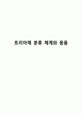 트리아제 분류 체계와 응용-1페이지